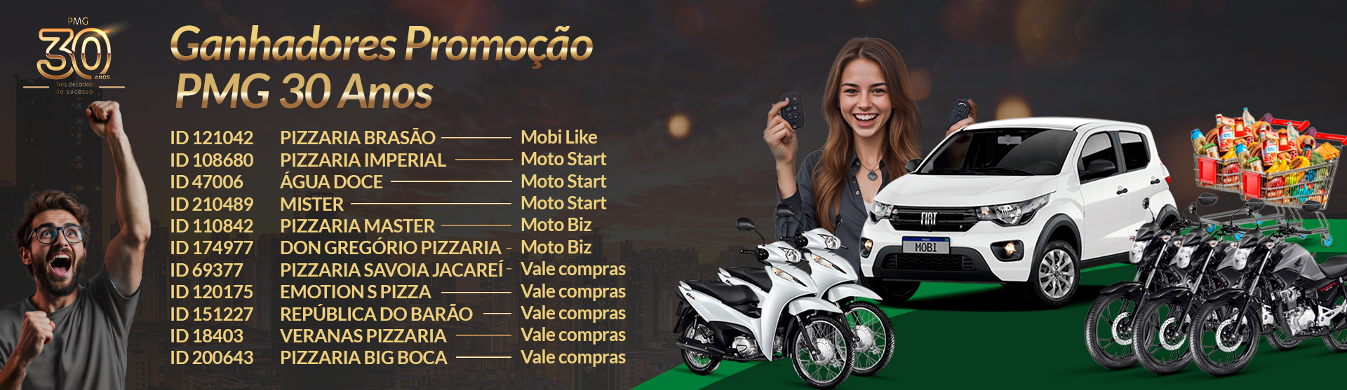 30 Anos - PMG Atacadista de Alimentos e Bebidas